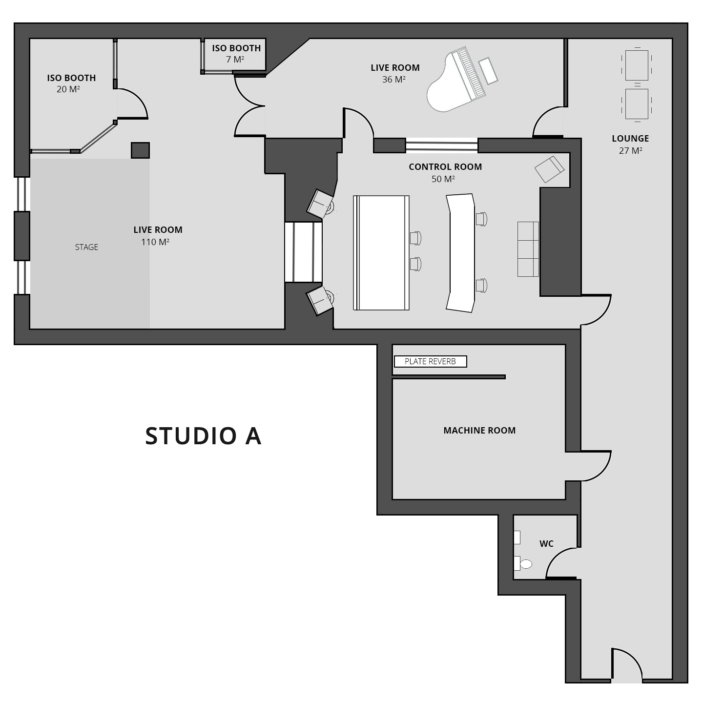 Studio-A - ICP | Record Studio